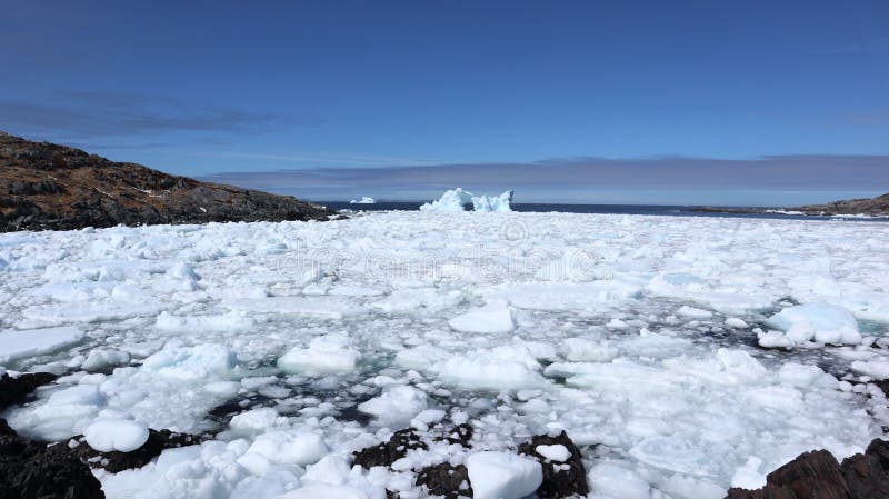 Iceberg, Newfoundland, Canada Stock Image - Image of winter, iceberg ...