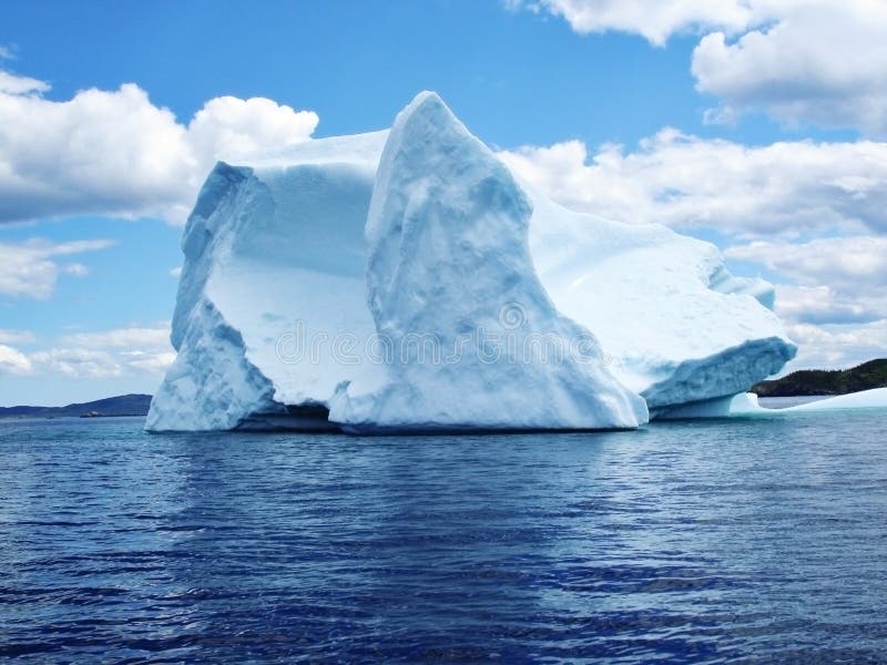 Big Iceberg in Antarctic Ocean Stock Photo - Image of sculptural ...
