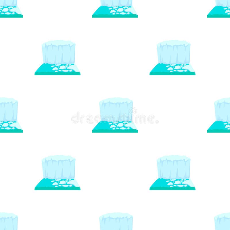 Iceberg Pattern Seamless Vector Stock Vector - Illustration of symbol ...