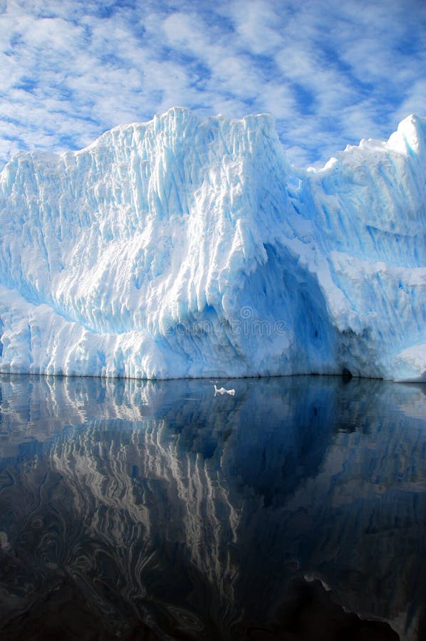 Iceberg reflection stock image. Image of antarctica, reflection - 18913483