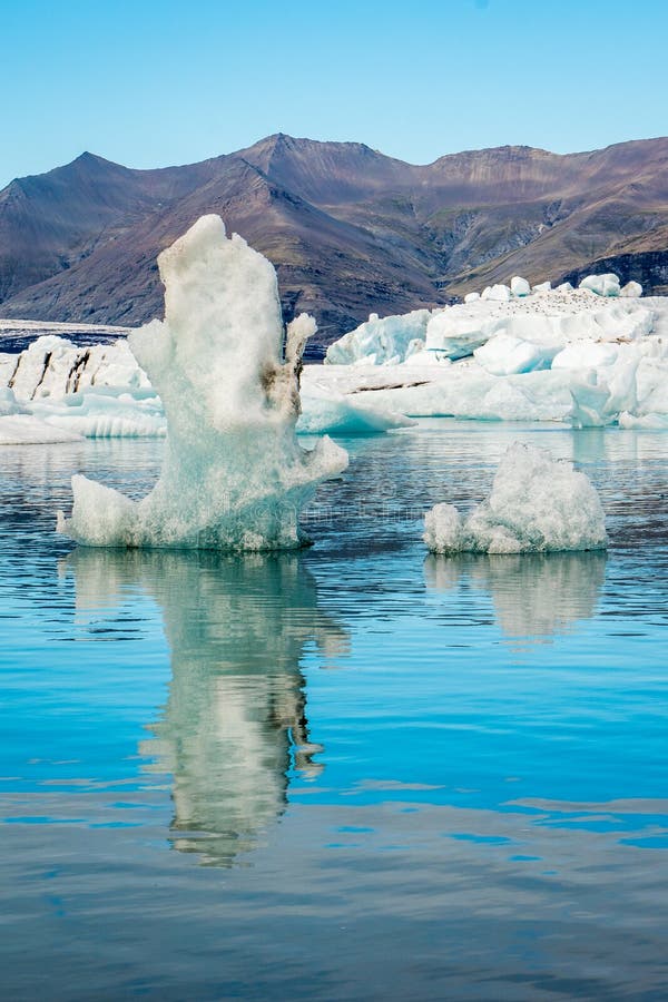 Iceberg Reflection stock photo. Image of north, environment - 79968846