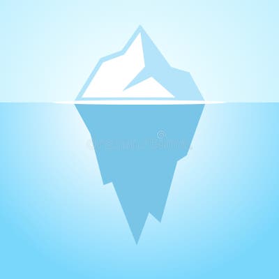 Iceberg vector icon stock vector. Illustration of glacier - 84448432