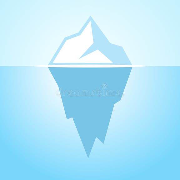 Iceberg vector icon stock vector. Illustration of glacier - 84448432