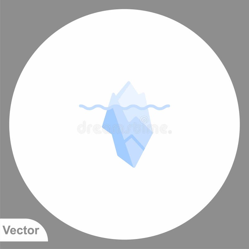 Iceberg Blue Vector Pictogram Stock Illustrations – 373 Iceberg Blue ...
