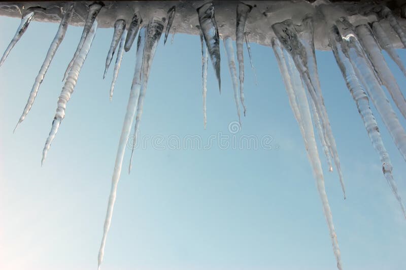 Icicles stock photo. Image of colder, frost, cool, back - 3887374