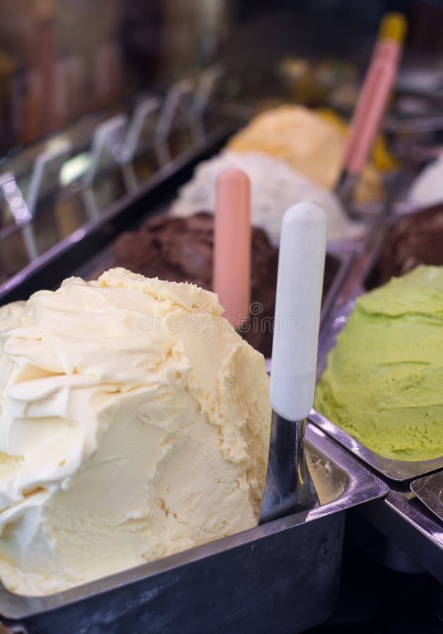 Icecream stock image. Image of frozen, food, shop, fruit - 34516457