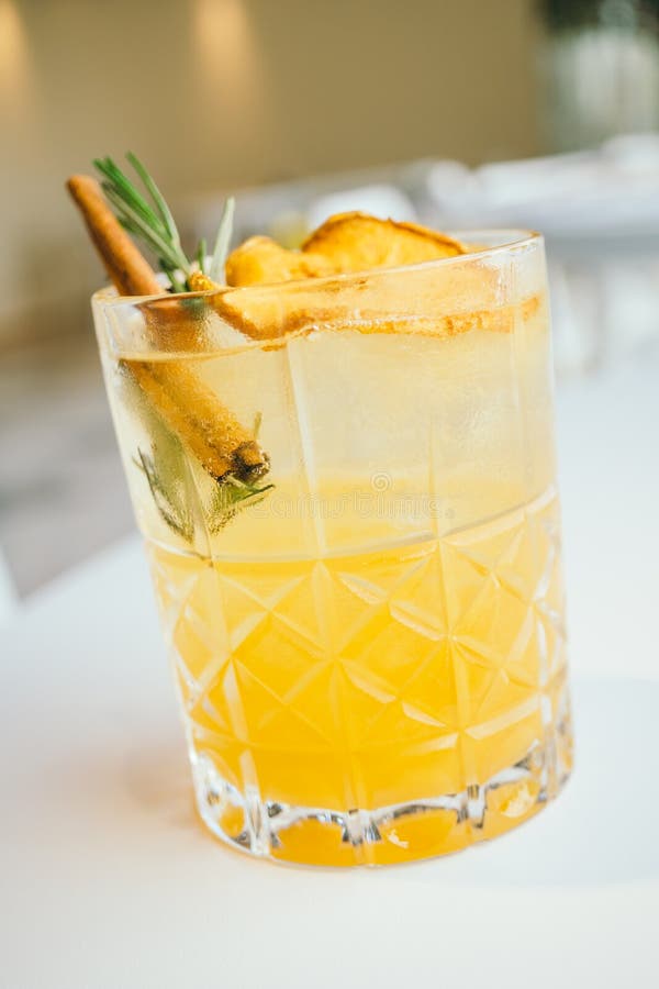 Iced apple cocktails glass stock image. Image of food - 96804597