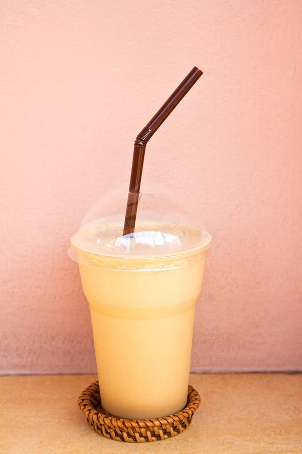 Iced blended coffee stock image. Image of brown, glass - 29434447