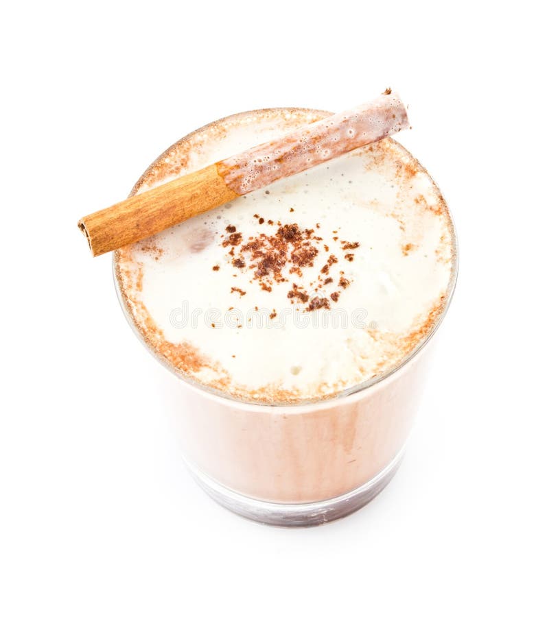 Iced Blended Frappe Coffee Isolated on White Background Stock Photo ...