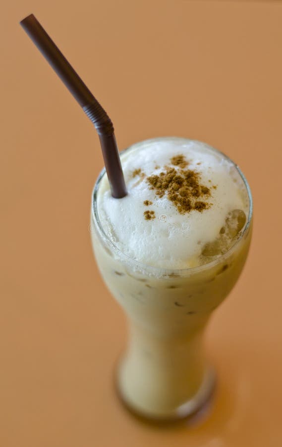 Iced blended frappucino stock image. Image of drink, break - 34450041
