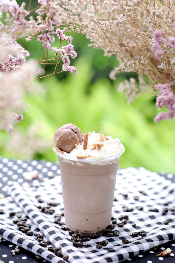 Iced blended stock image. Image of cappuccino, delicious - 94958127