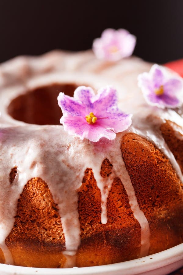 Iced cake stock image. Image of slab, sauce, holiday - 29522183