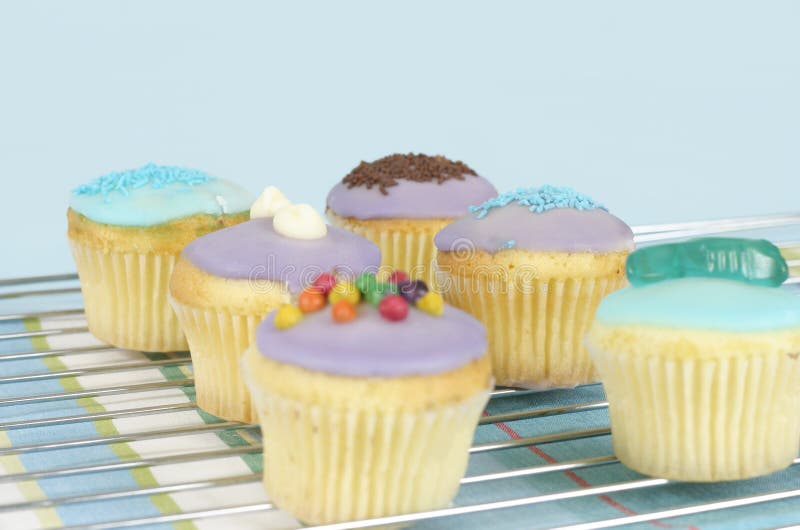 Iced Cakes stock photo. Image of decorative, baking, cooking - 395238