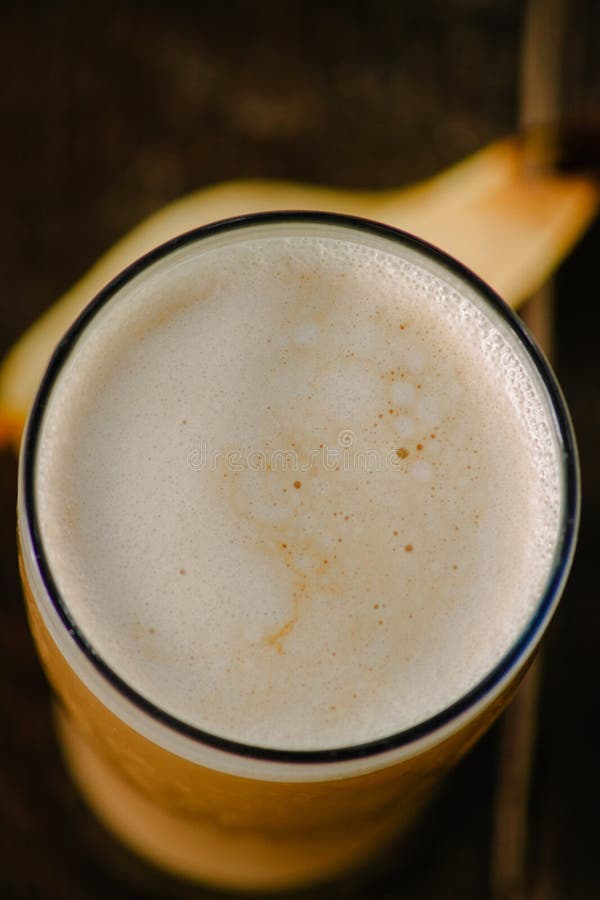 Iced cappuccino coffee stock photo. Image of beer, caffeine - 381402516