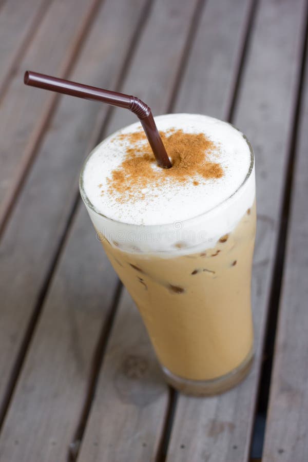 Iced Cappuccino (ice Coffee) Stock Photo - Image of food, sugar: 49733980