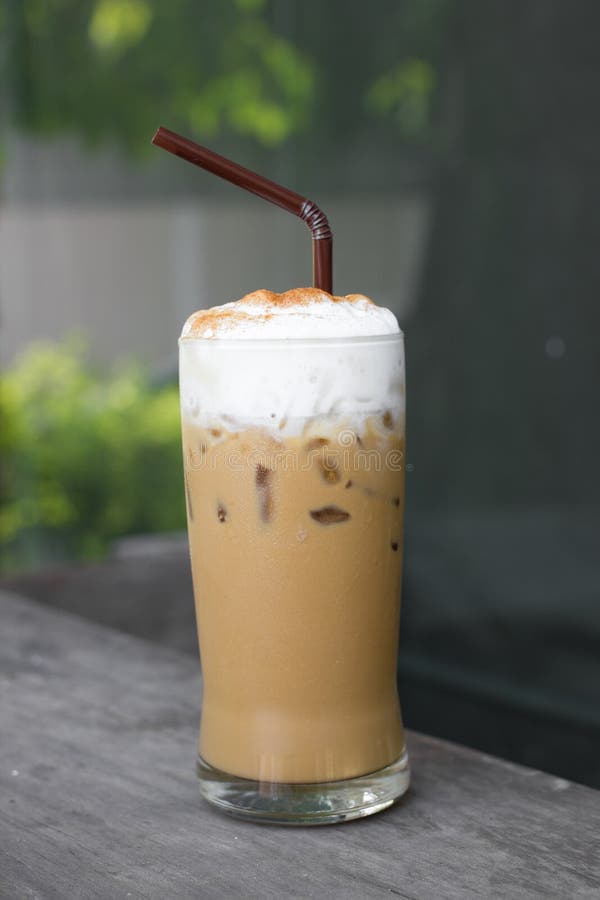 Iced Cappuccino (ice Coffee) Stock Image - Image of drink, healthy ...