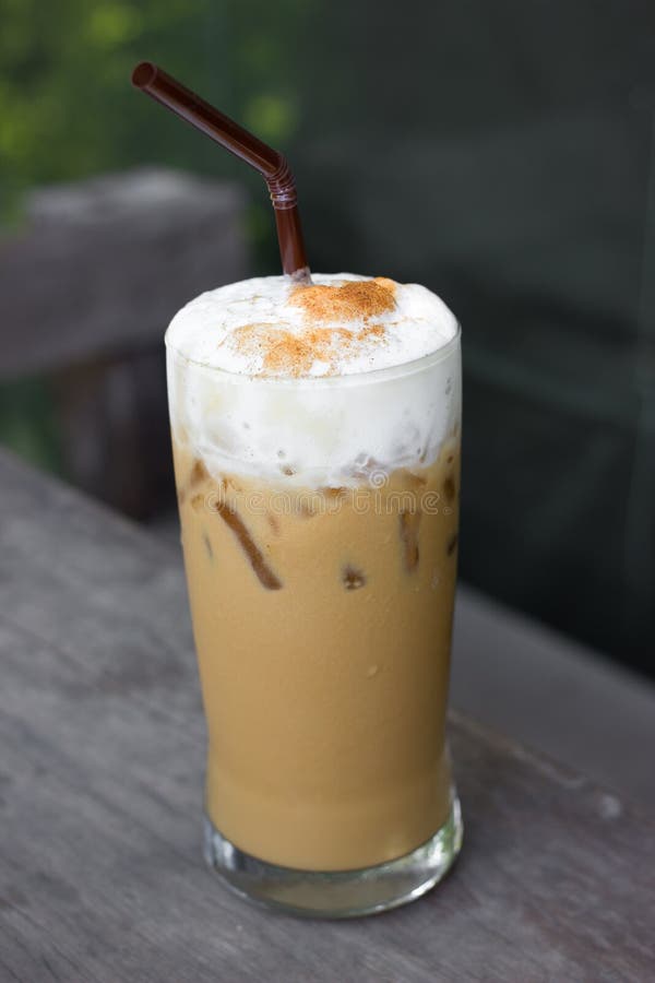 Iced Cappuccino (ice Coffee) Stock Photo - Image of frozen, fresh: 71539084
