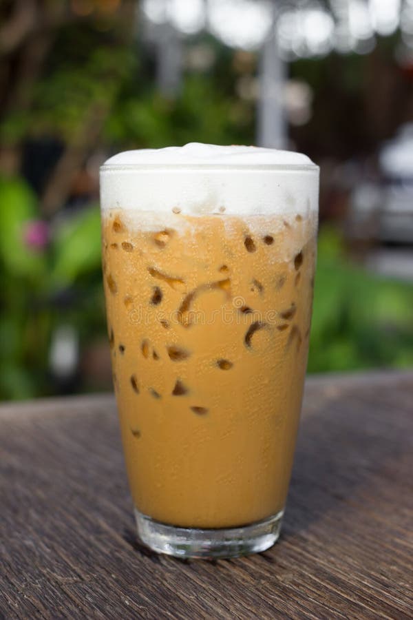 Iced Cappuccino (ice Coffee) Stock Photo - Image of frozen, fresh: 71539084