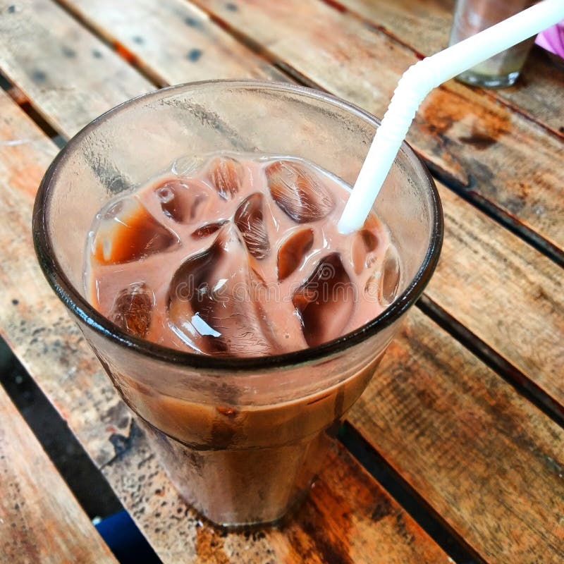 Iced choco Drink stock photo. Image of iced, choco, drink - 155906322