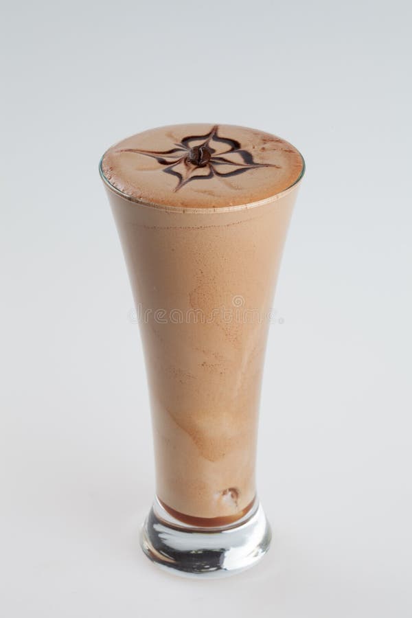 Iced chocolate frappe stock photo. Image of iced, frozen - 46576486