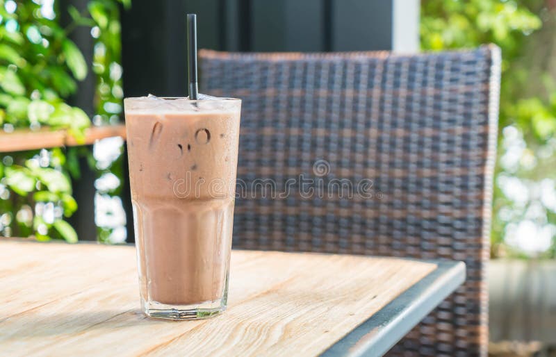 Iced Chocolate stock image. Image of delicious, cold - 91149745