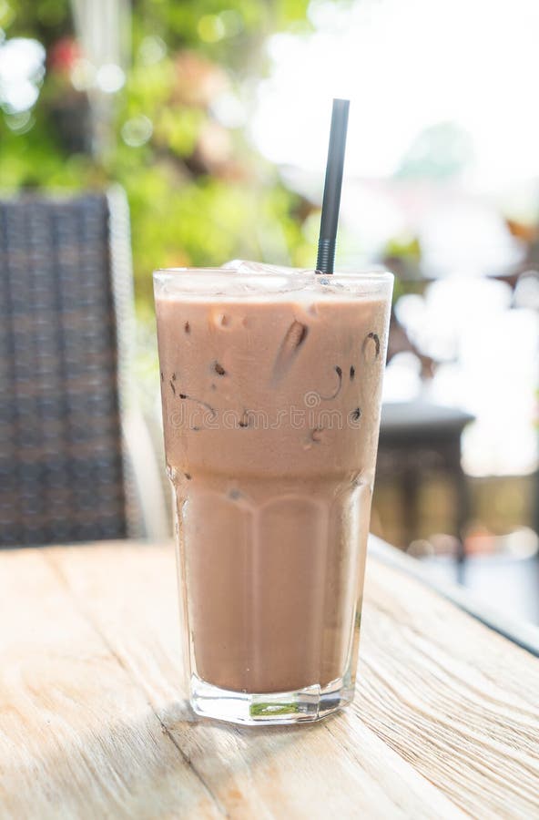 Iced Chocolate stock photo. Image of fresh, food, latte - 91322614