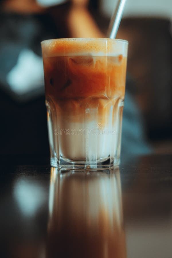 Iced Coffee with Beautiful Colour Stock Image - Image of bottle ...