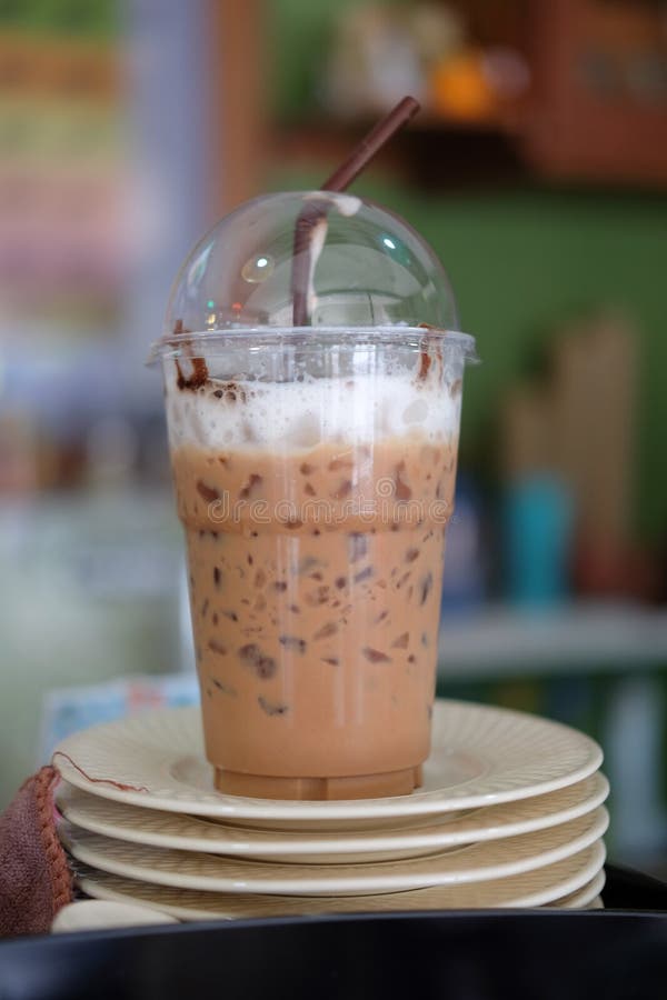 Iced Coffee in Coffee Shop. Stock Image - Image of cocoa, view: 90733363