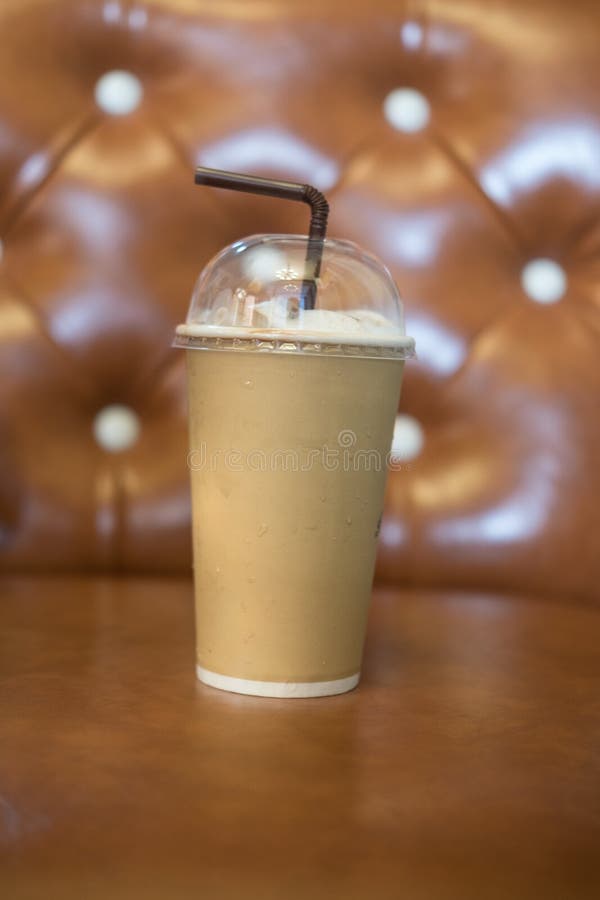Iced coffee in coffee shop stock photo. Image of break - 92971222