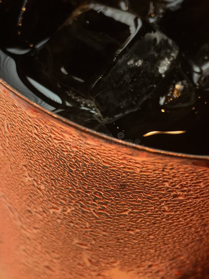 Iced coffee stock image. Image of copper, break, relax - 56140651