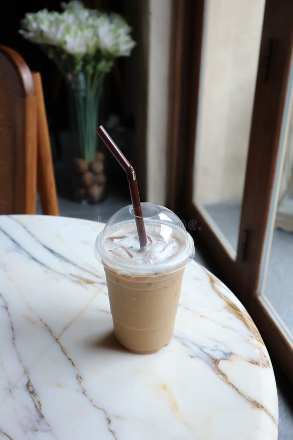 Iced Coffee , Iced Latte Coffee or Iced Cappuccino Coffee Stock Image ...