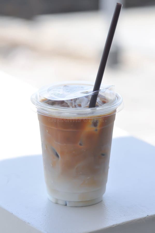 Iced Coffee , Iced Latte Coffee or Iced Cappuccino Coffee Stock Photo ...