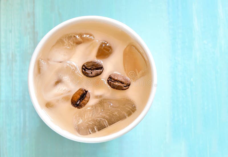 Iced coffee stock image. Image of cafe, frappe, latte - 54081791
