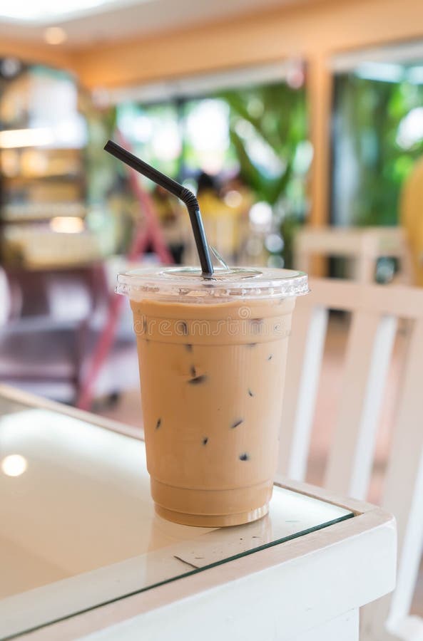 Iced coffee stock image. Image of milk, brown, sweet - 91590591