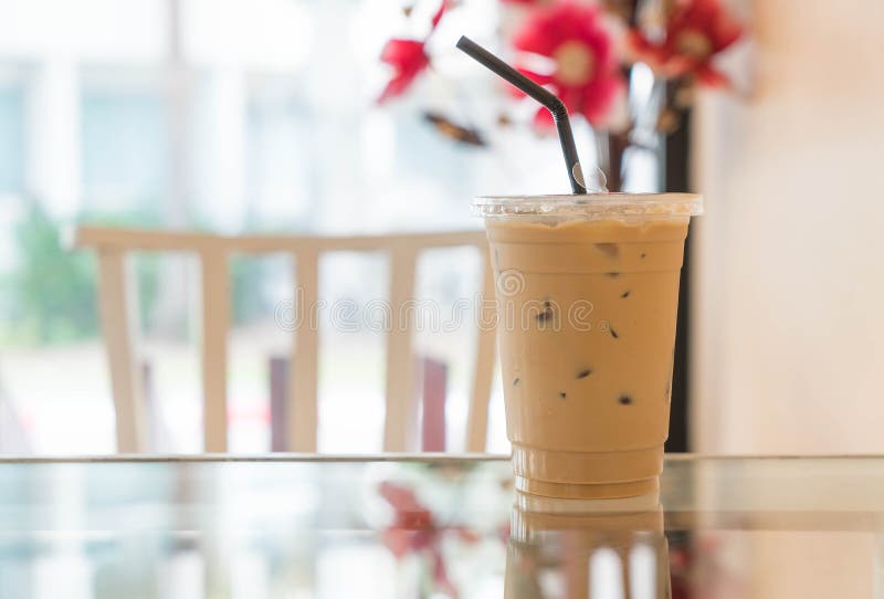 Iced coffee stock image. Image of cold, food, sweet, sugar - 91642835