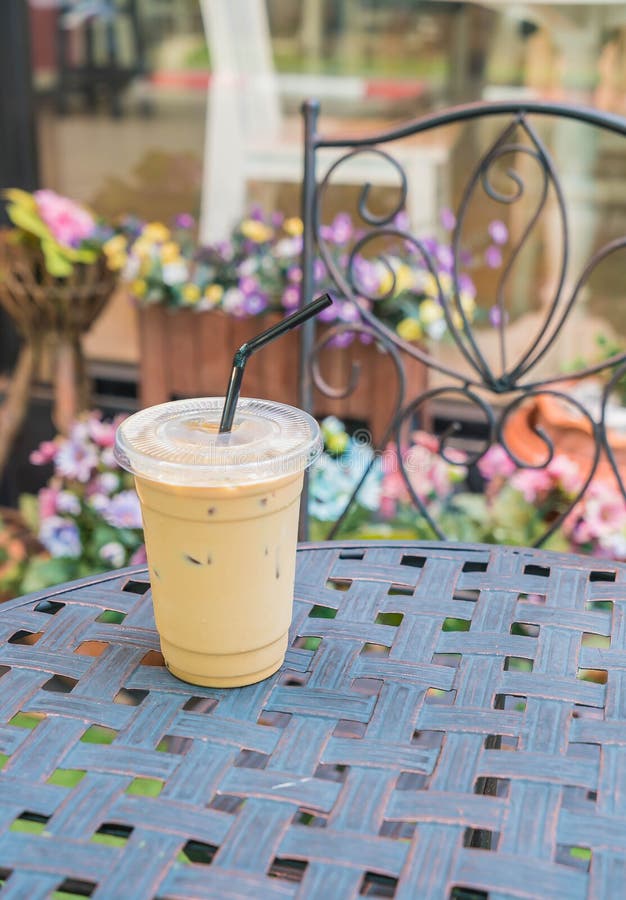 Iced coffee stock photo. Image of chocolate, milk, cafe - 91837884