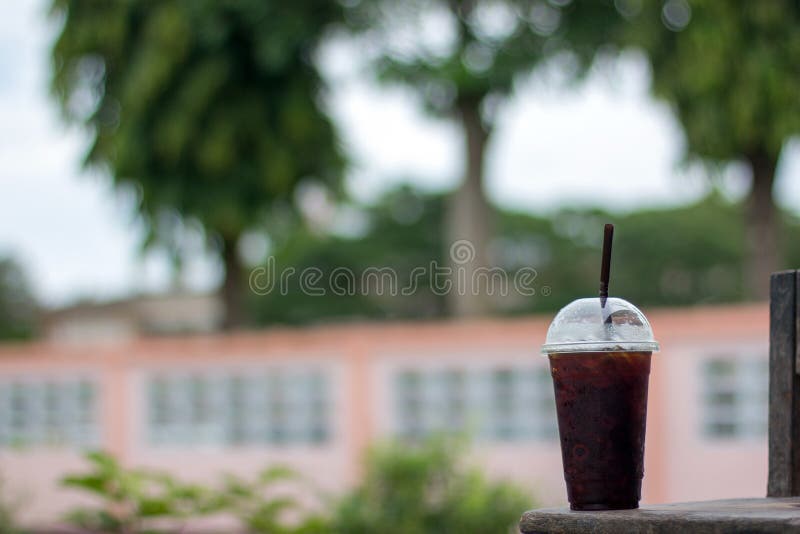 Iced coffee stock image. Image of coffee, latte, beverage - 92625145