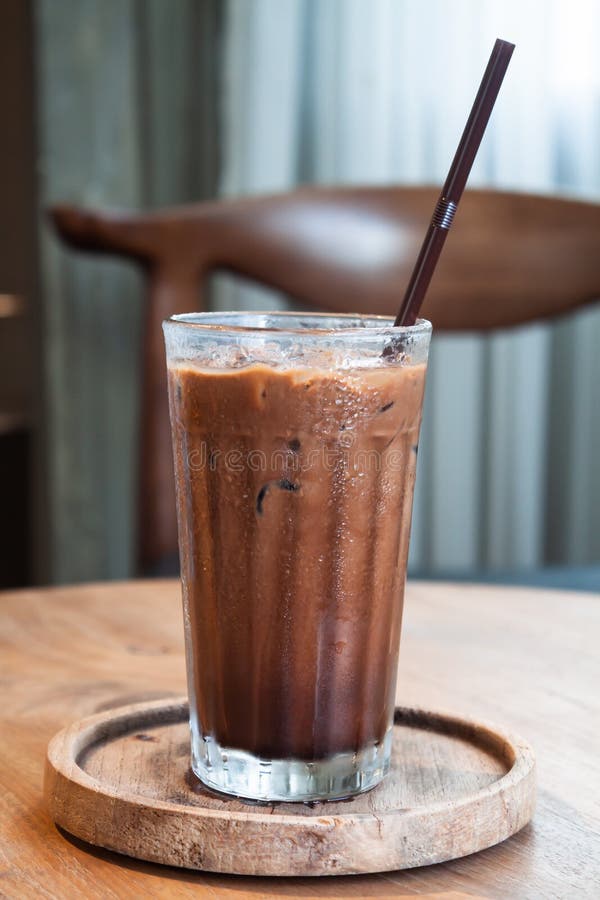 Iced coffee in coffee shop stock photo. Image of cold - 162018632