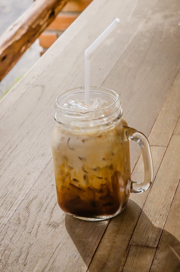Iced coffee stock photo. Image of food, coffee, almonds - 48484600
