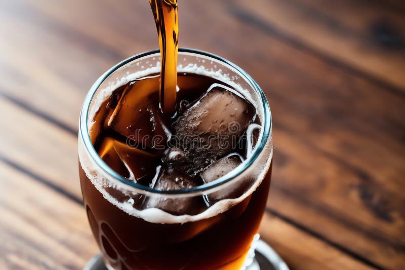 Iced Cold Brew Coffee Smooth and Refreshing .AI Generated Stock ...