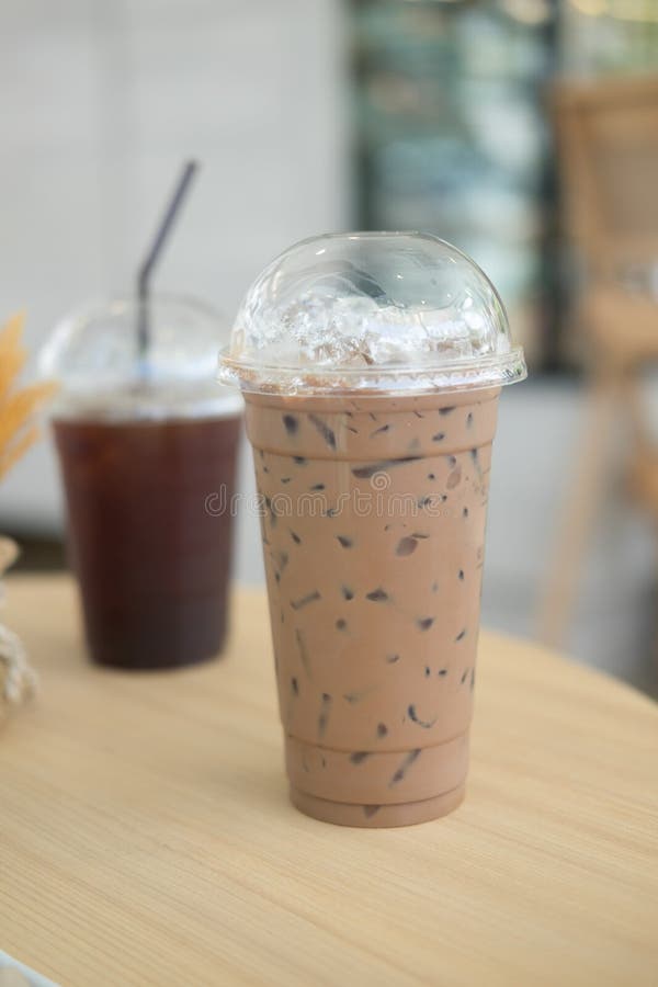 Iced cold mocha coffee stock photo. Image of cool, refreshing - 120115334