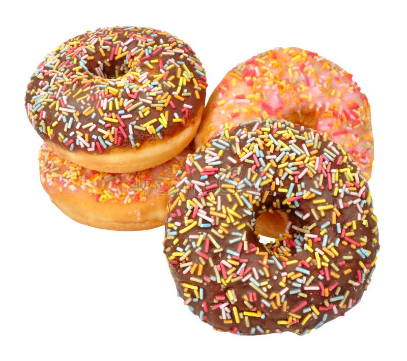 Iced Donuts stock photo. Image of sprinkles, candy, bakery - 61006956