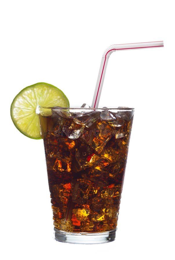 Iced drink stock photo. Image of cold, straw, iced, coke - 48230180