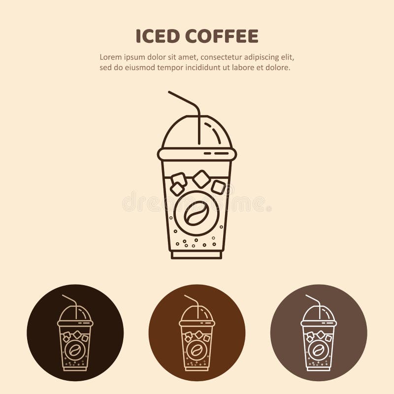 Iced Latte Stock Illustrations – 2,928 Iced Latte Stock Illustrations ...
