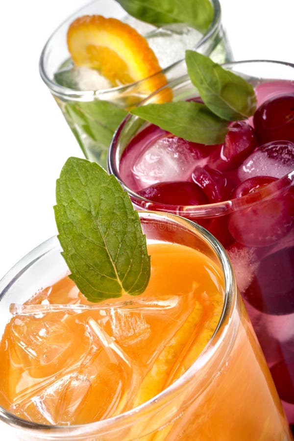 Iced drinks stock image. Image of juice, brown, alcoholic - 41369631