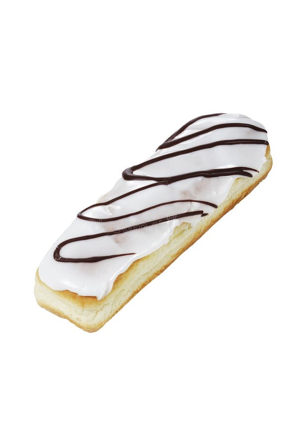 Iced finger roll. stock photo. Image of background, confectionary ...