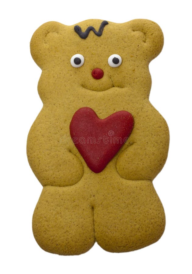 Iced gingerbread biscuit. stock image. Image of homemade - 29026177