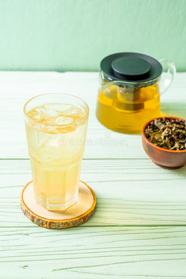 Iced jasmine tea stock photo. Image of cocktail, isolated - 159239984