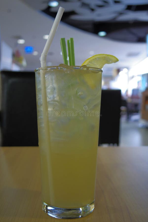 Iced lemon grass water stock photo. Image of tasty, sweet - 63190386