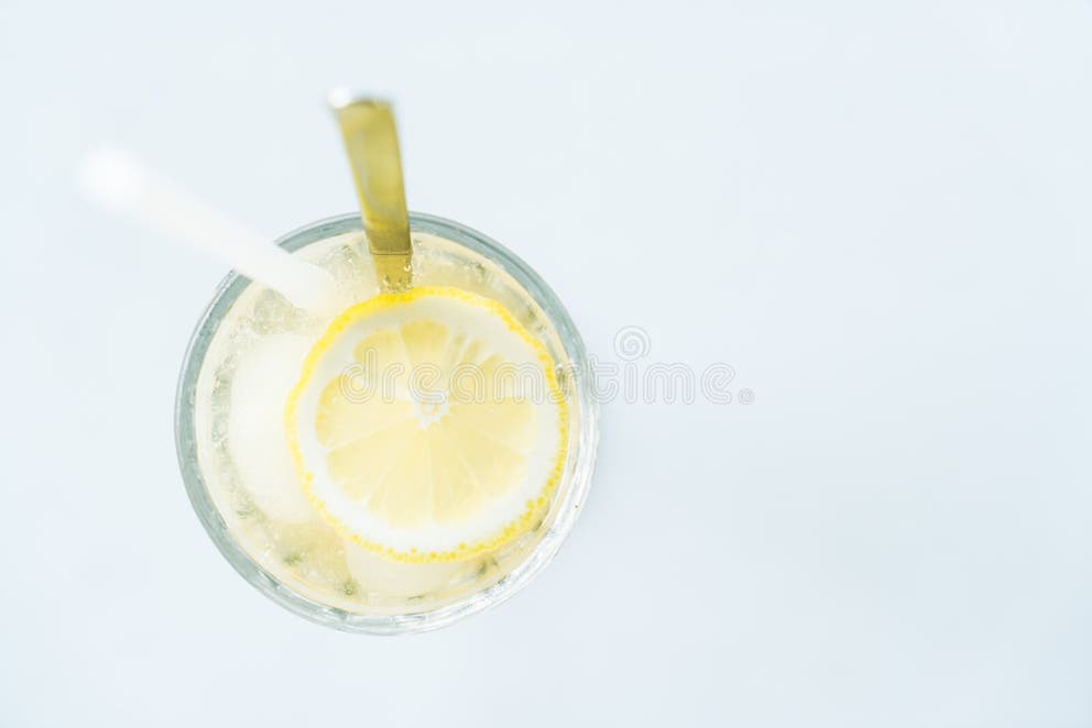 Iced lemon juice stock photo. Image of sour, cold, fruit - 64109596